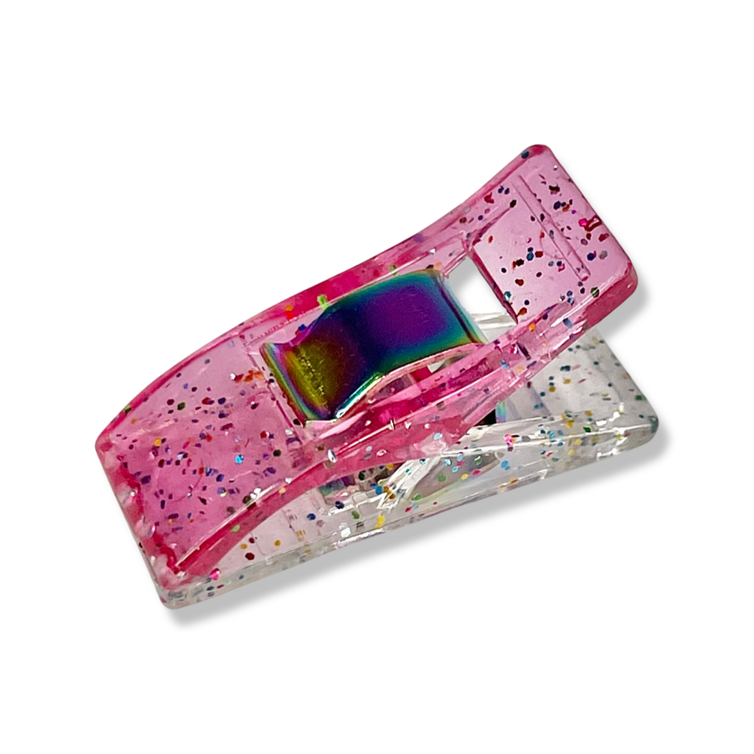 Pink Glitter Clips | Pack of 25 - More Me Know – My Fabricology