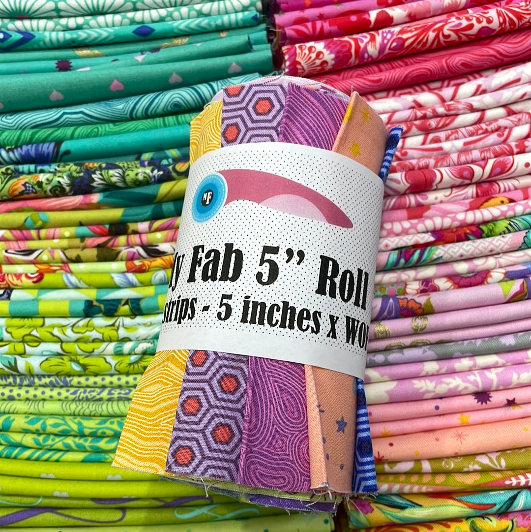 True Colors My Fab 5” Designer Roll - Tula Pink – My Fabricology