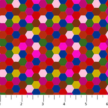 Piecework - Hexagon - Lush by Anna Maria Textiles AMT110-28L – My ...