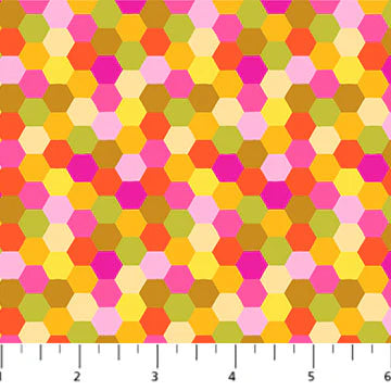 Piecework - Hexagon - Citrus by Anna Maria Textiles AMT111-52C – My ...