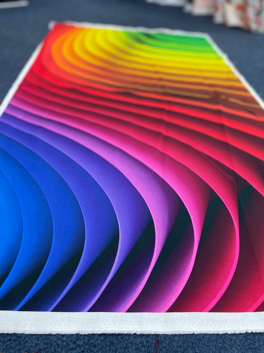 Color Play by Patti Carey - Color Wave Panel - Multi – My Fabricology