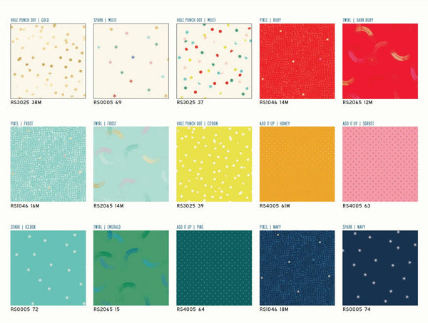 Jolly Basics- Fat Eighth Bundle for Ruby Star Society - 15 F1/8ths RS5 ...